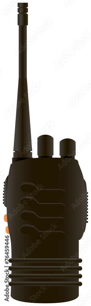 Portable radio transmitter Stock Vector | Adobe Stock