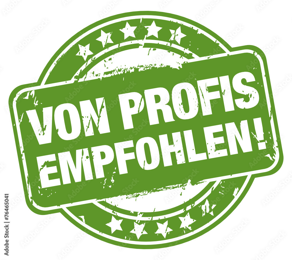 Von Profis empfohlen! Stock-Vektorgrafik | Adobe Stock