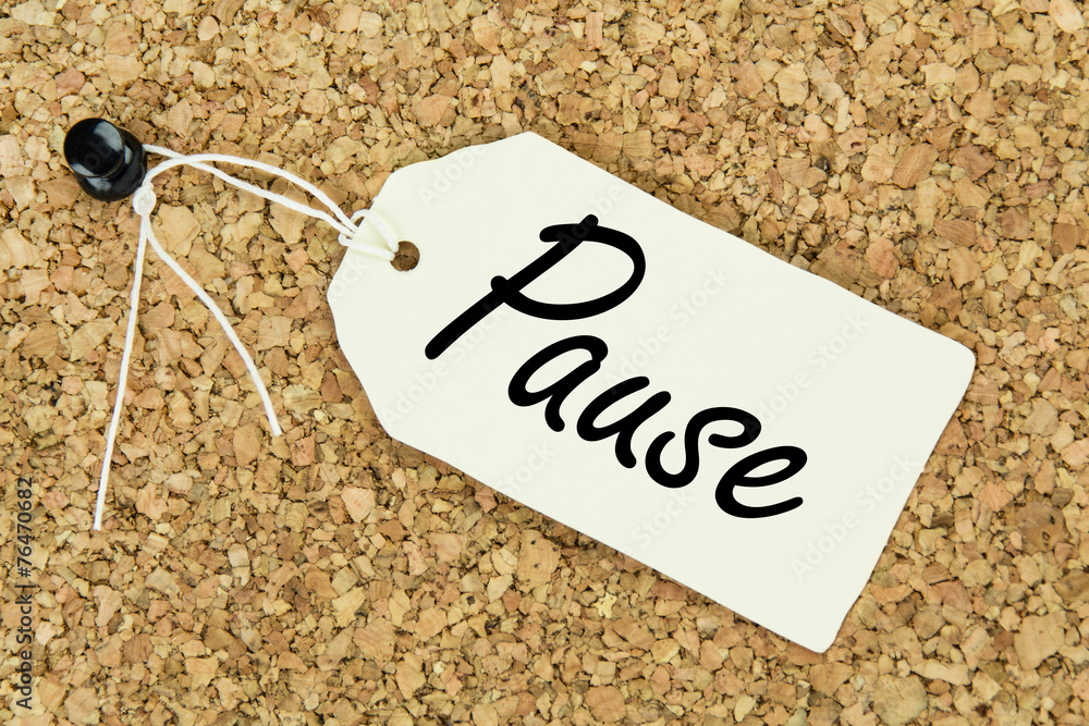 Pause Stock-Foto | Adobe Stock