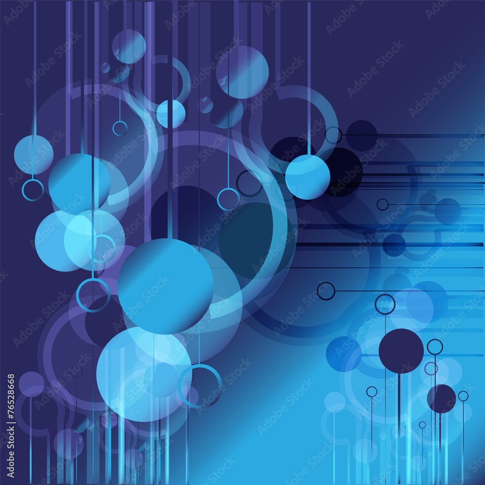 Abstract blue technical background template Stock Illustration | Adobe ...