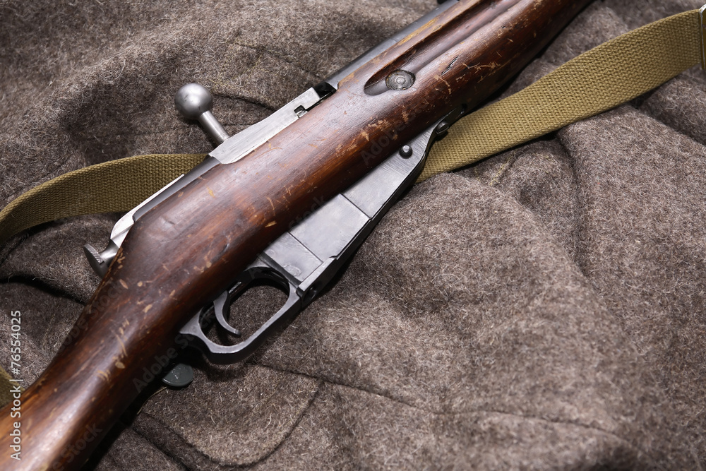 Russian Rifle Stock Photo | Adobe Stock