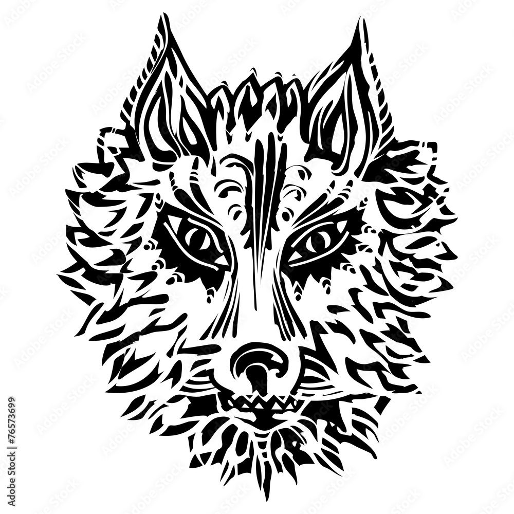 Wolf, Symbol Of Loyalty And Strength Stock Vector | Adobe Stock