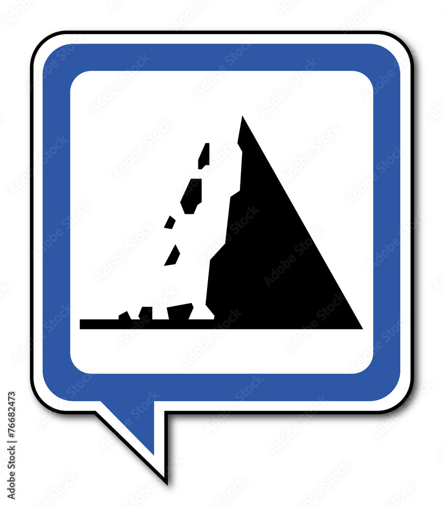 Logo chute de pierres. Stock Vector | Adobe Stock