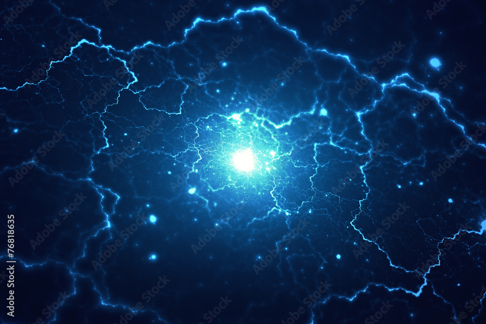 Abstract electromagnetic electric field background Stock Illustration ...