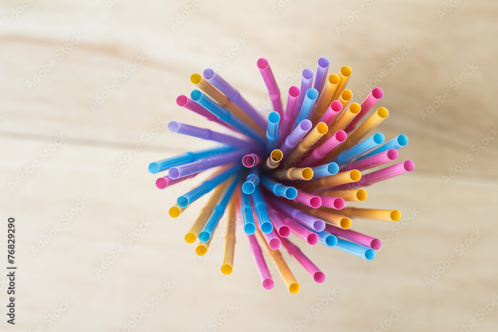 Plastic straw Stock Photo | Adobe Stock