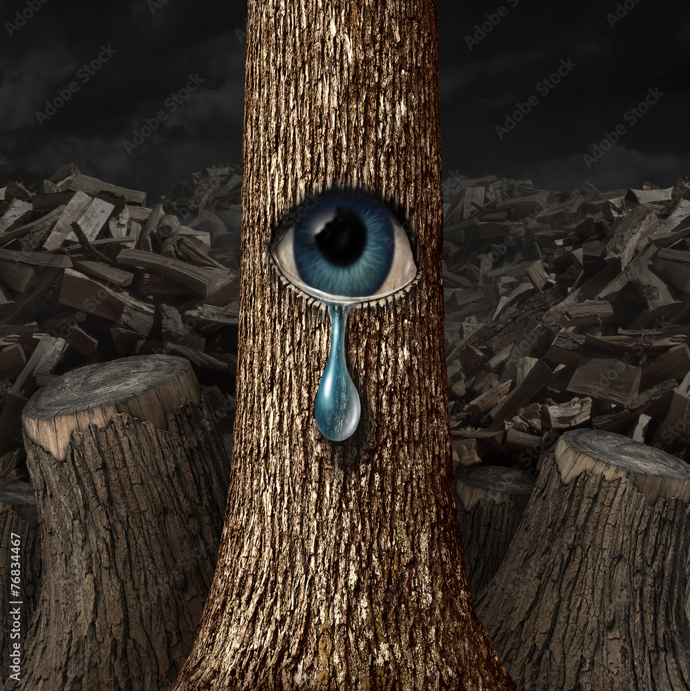 Mother Nature Crying Stock Illustration | Adobe Stock