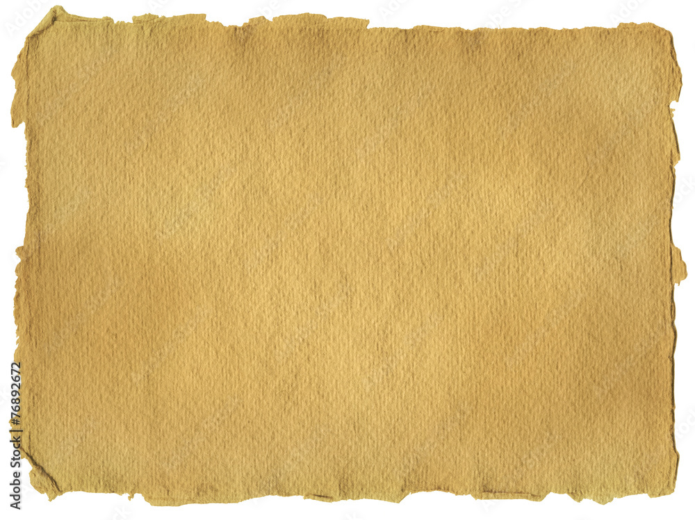 Horizontal parchment paper texture, isolated Stock Photo | Adobe Stock