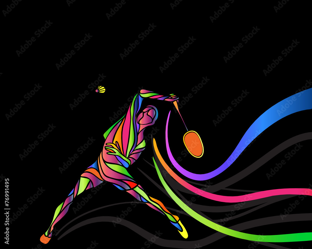 Badminton sport invitation poster or flyer background Stock Vector ...