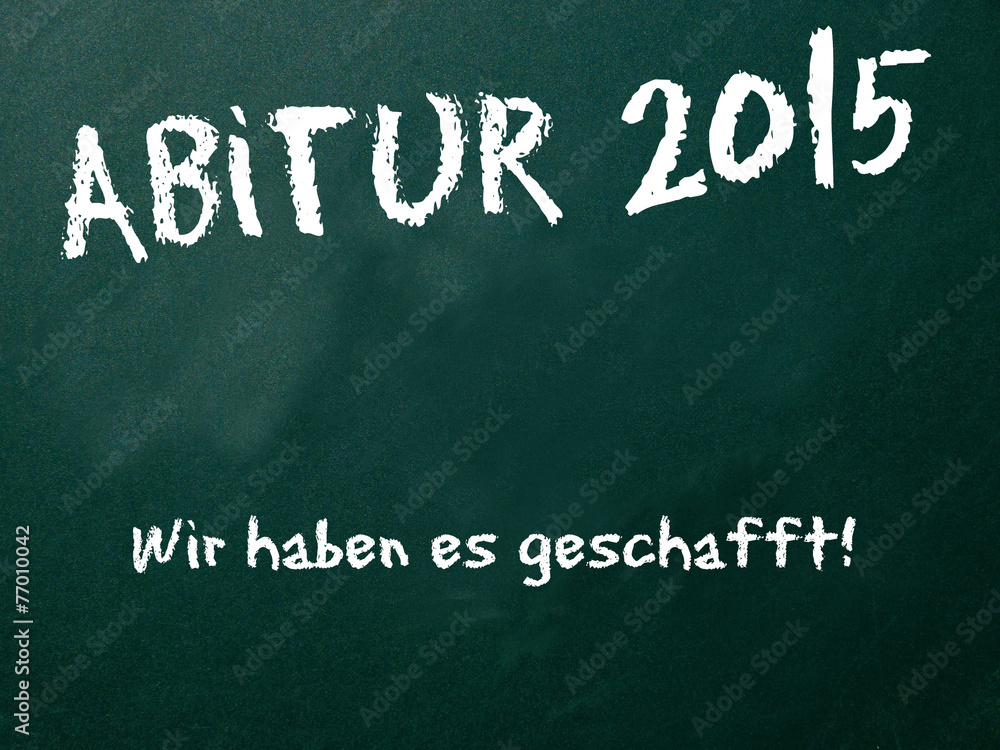 Abi_2015_geschafft Stock-Illustration | Adobe Stock