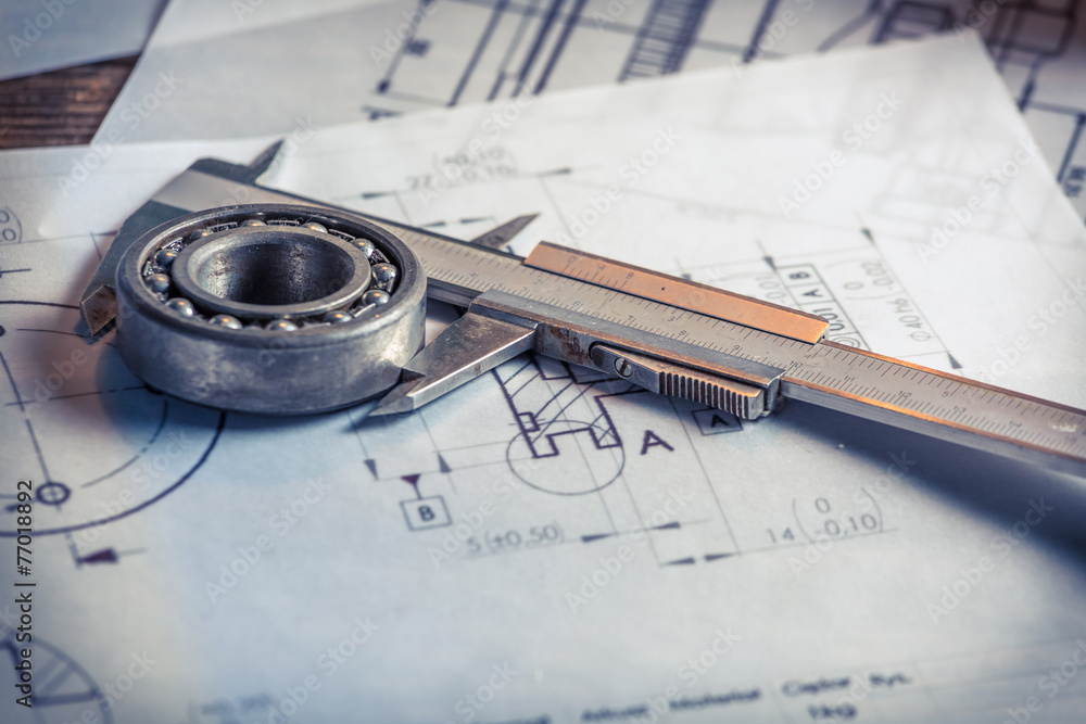 Verification the mechanical parts of the diagram Stock Photo | Adobe Stock