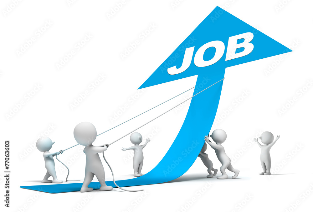 Neuer Job Stock-Illustration | Adobe Stock