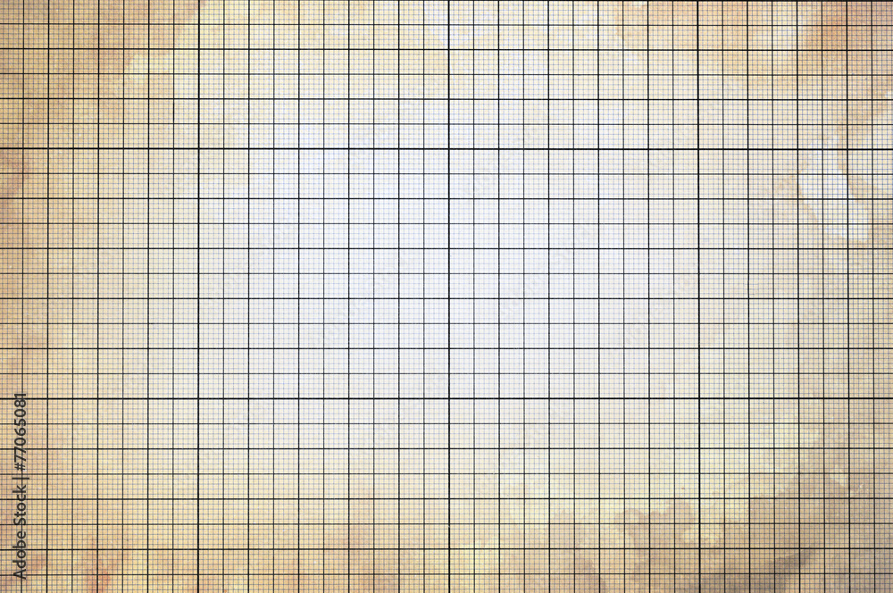 Old vintage colorless dirty graph paper Stock Photo | Adobe Stock
