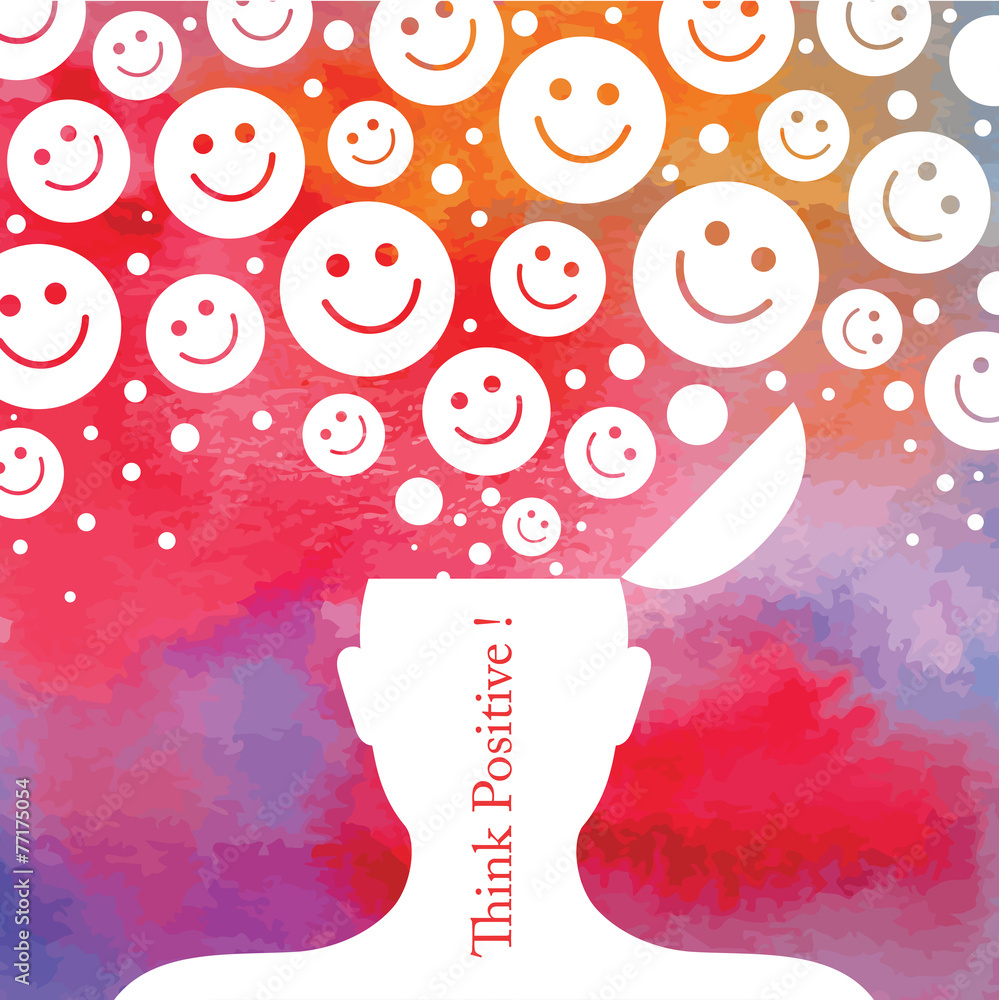 Conceptual positive background. Stock Vector | Adobe Stock