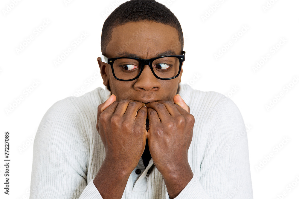 Biting Nails Scared