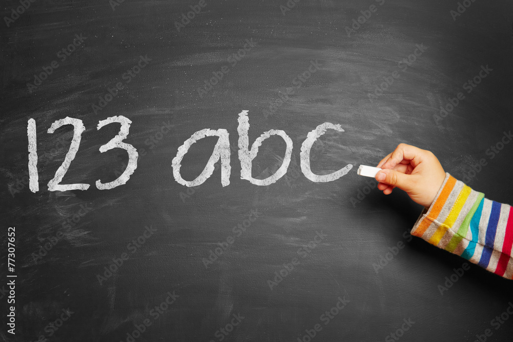 123 abc Stock Photo | Adobe Stock