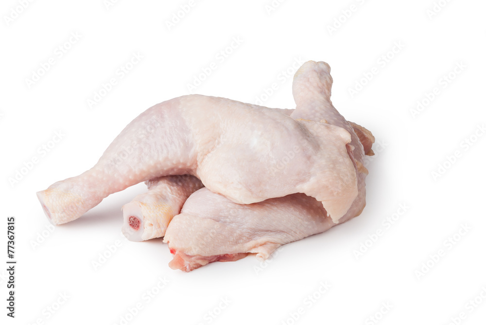 Pieces of raw chicken meat Stock Photo | Adobe Stock