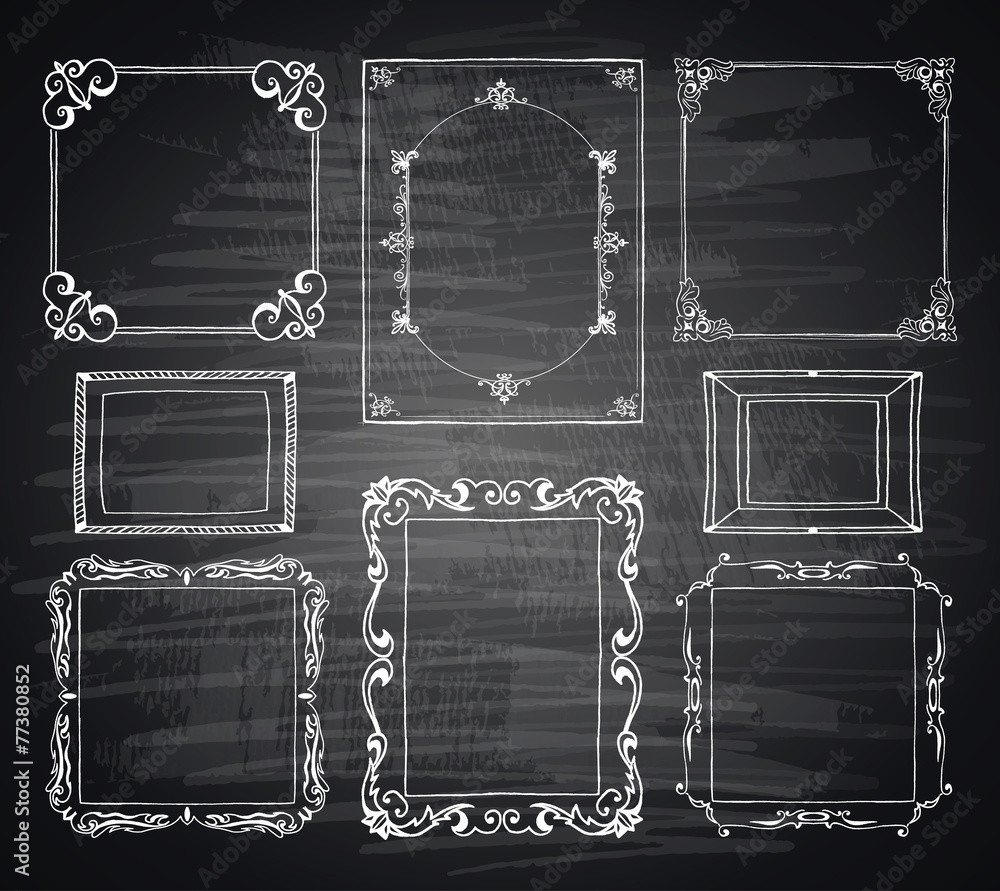 Chalkboard Doodle Frame