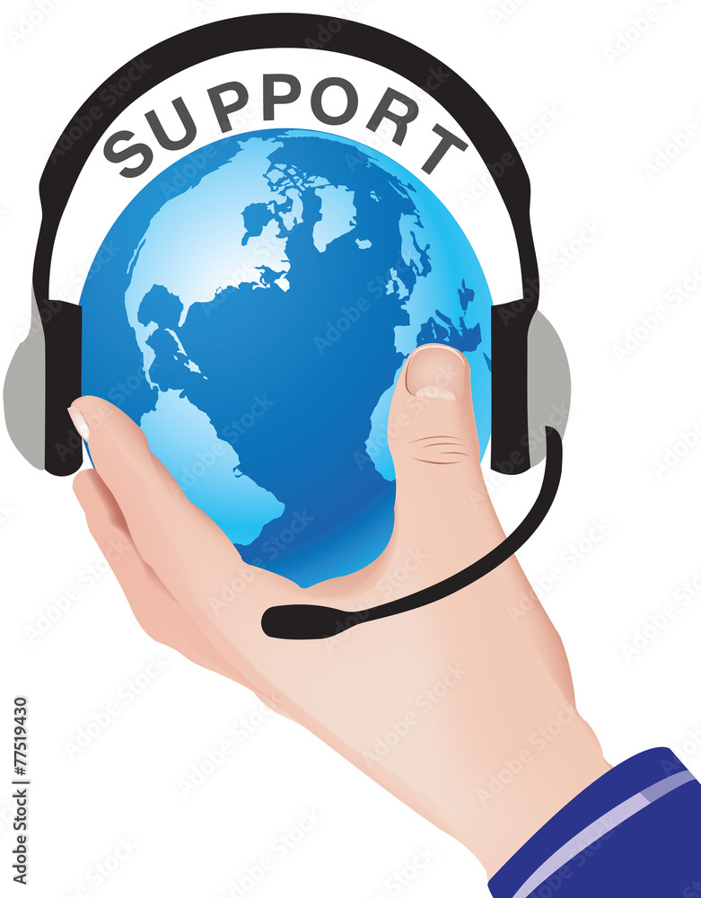 logo supporto Stock Vector | Adobe Stock