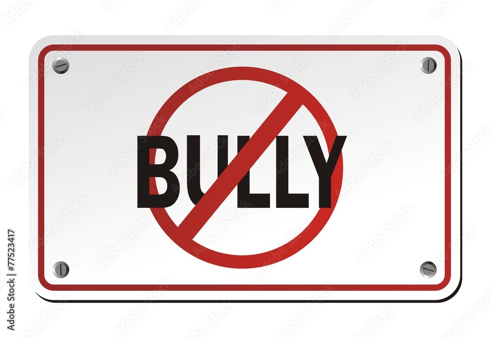stop bully signs Stock Vector | Adobe Stock