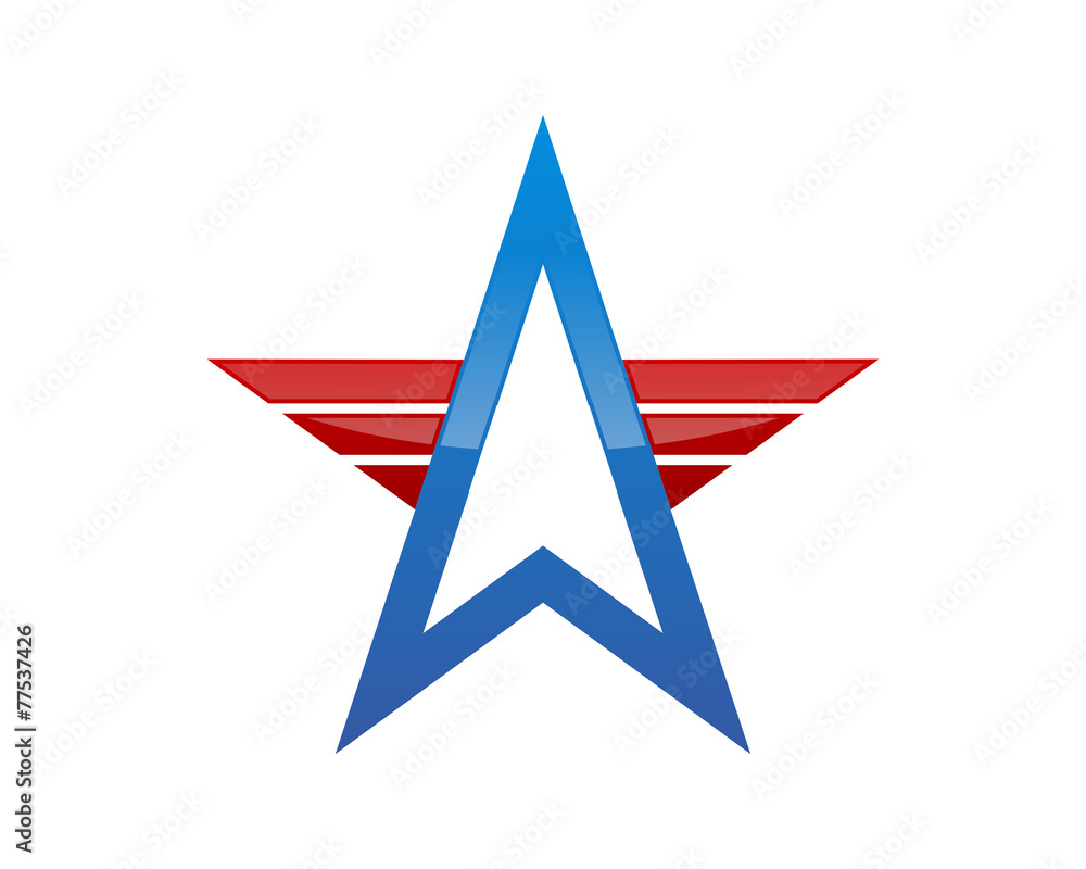 Star Arrow Stock Vector | Adobe Stock