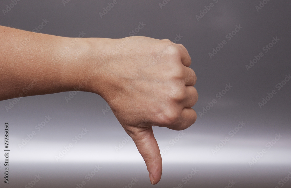 pollice verso Stock Photo | Adobe Stock