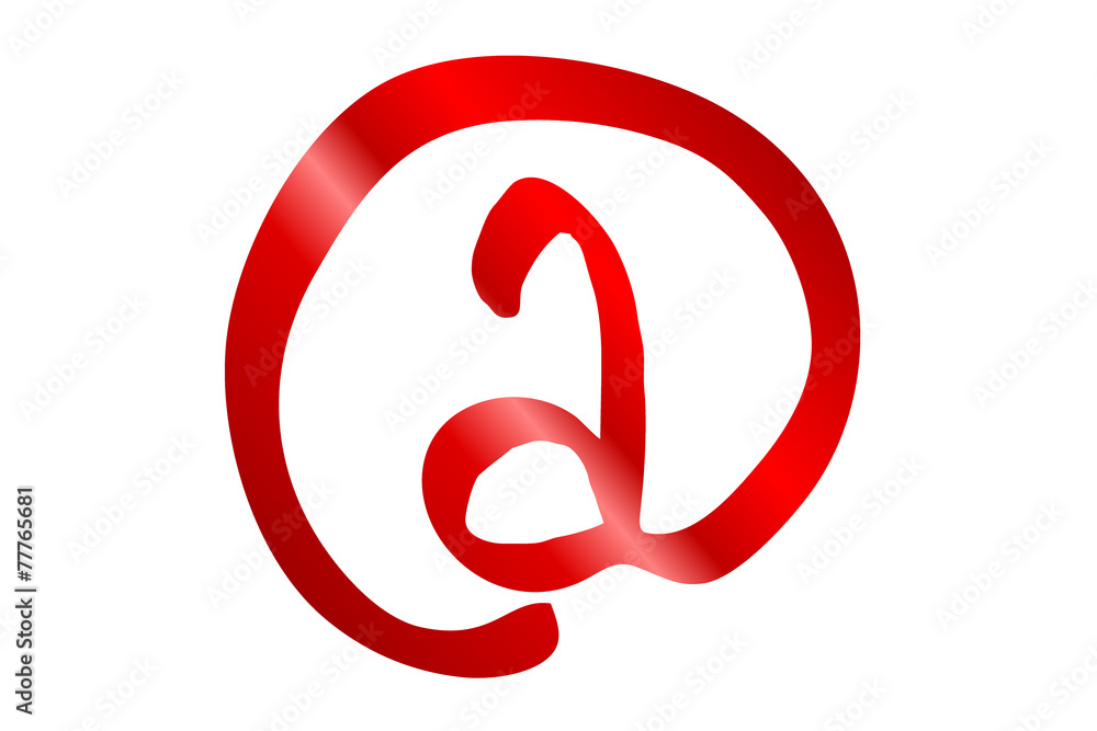 at-Zeichen; Klammeraffe Stock-Illustration | Adobe Stock