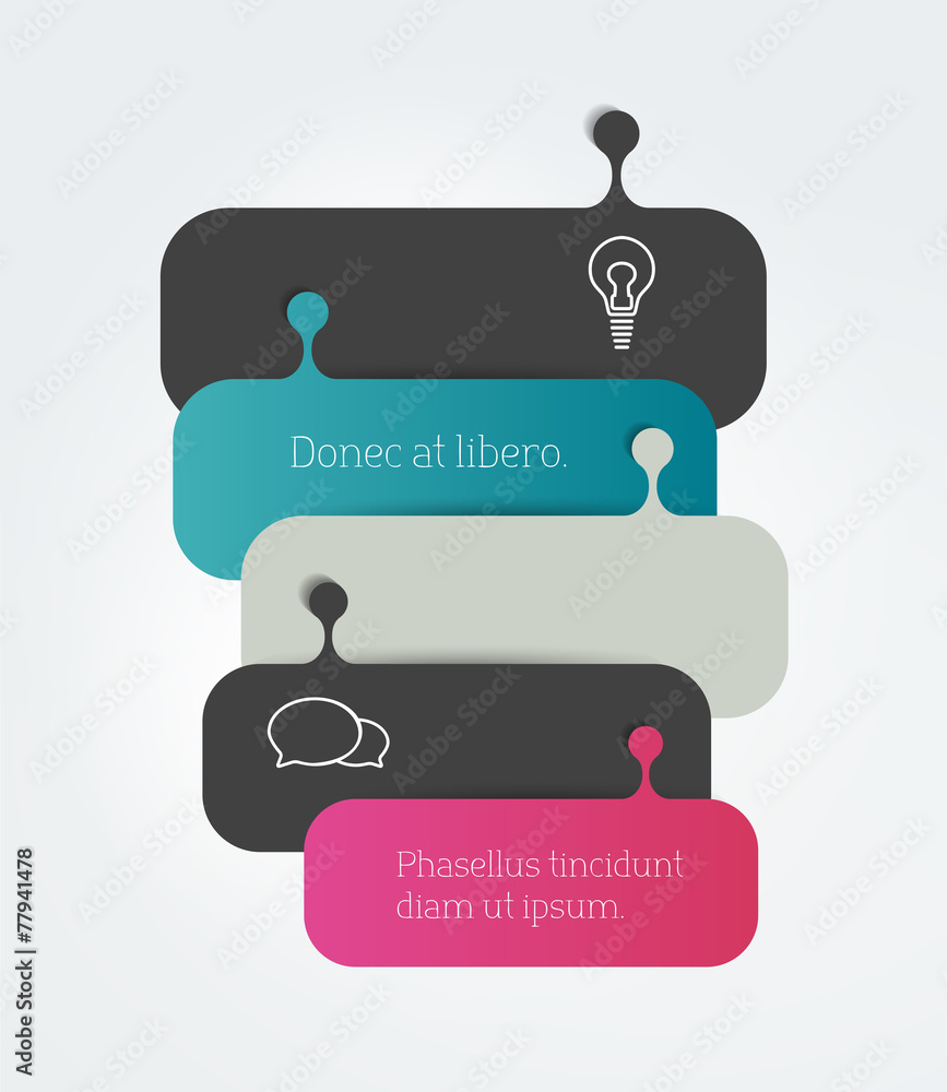 Speech bubble diagram, scheme. Infographic element. Stock Vector ...