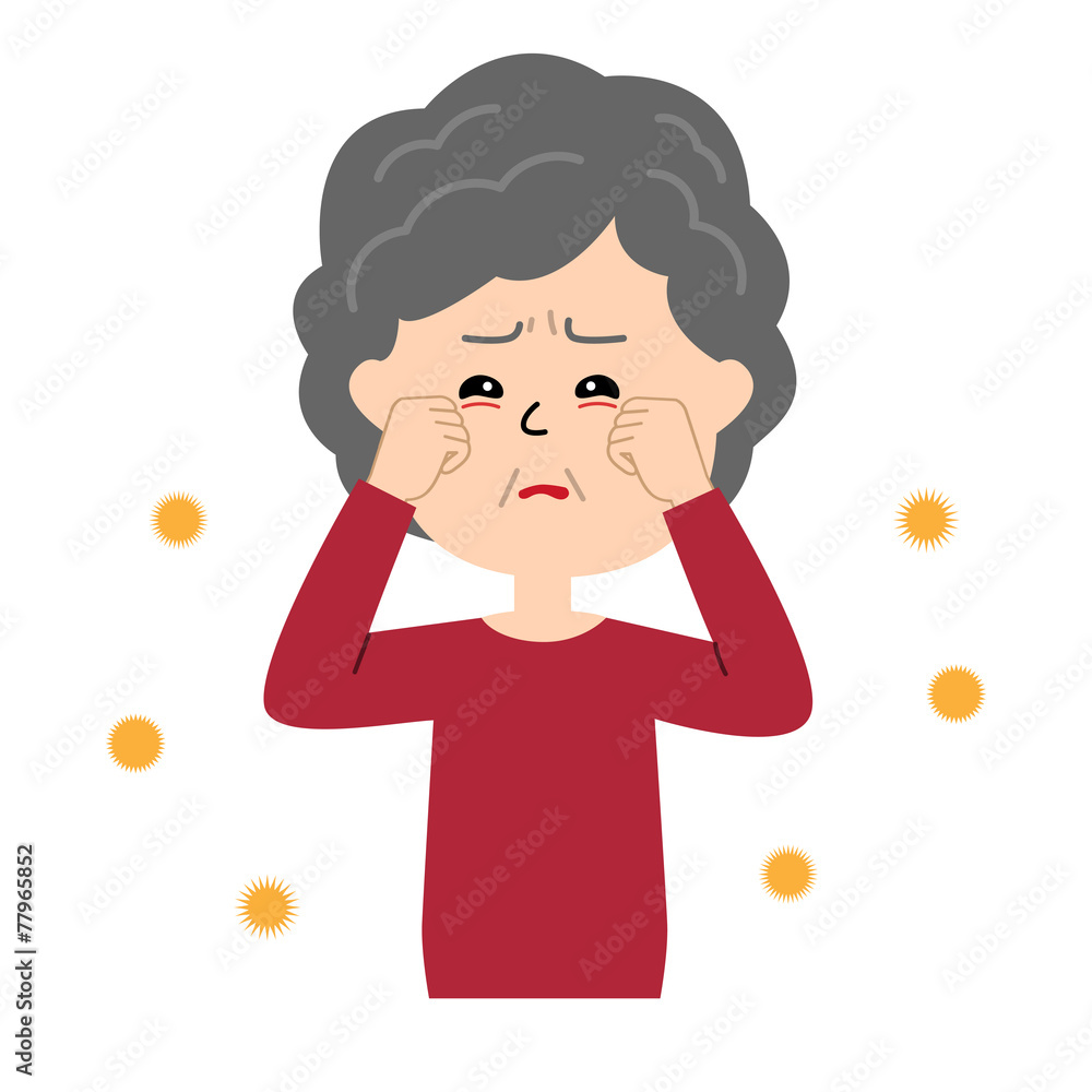Itchy Eyes Clipart