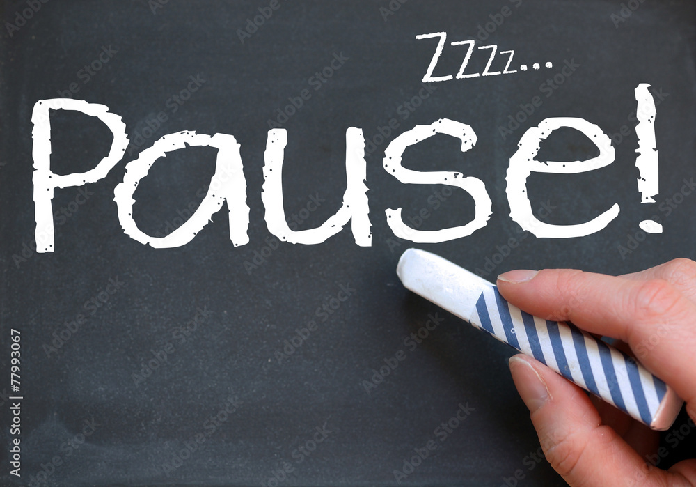 pause Stock-Foto | Adobe Stock