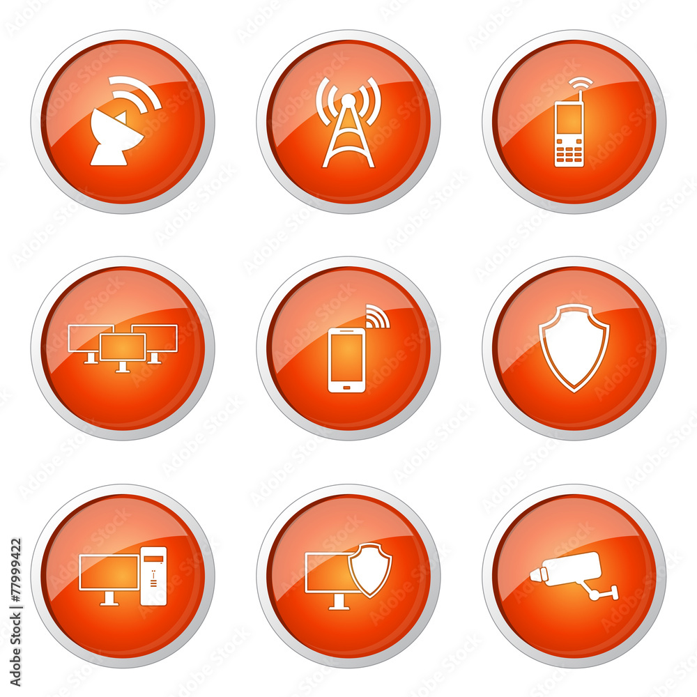 Orange Telecom Icon