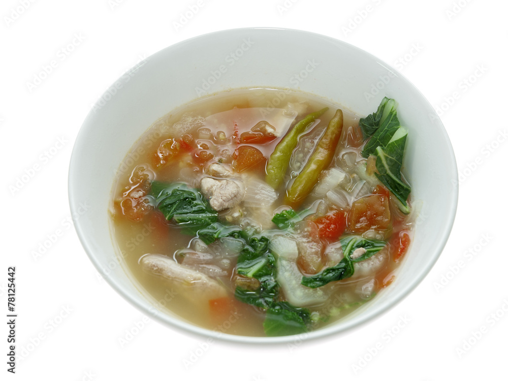 pork sinigang Stock Photo | Adobe Stock