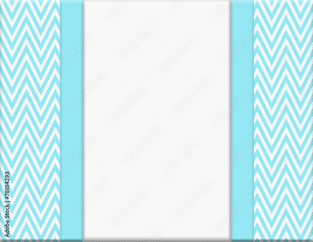 Light Blue Chevron Border