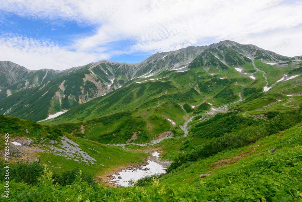 Mt.Tateyama in the Northern Japan Alps, Toyama, Japan Stock Photo ...