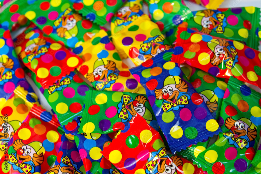 Karnevalsbonbons Stock-Foto | Adobe Stock