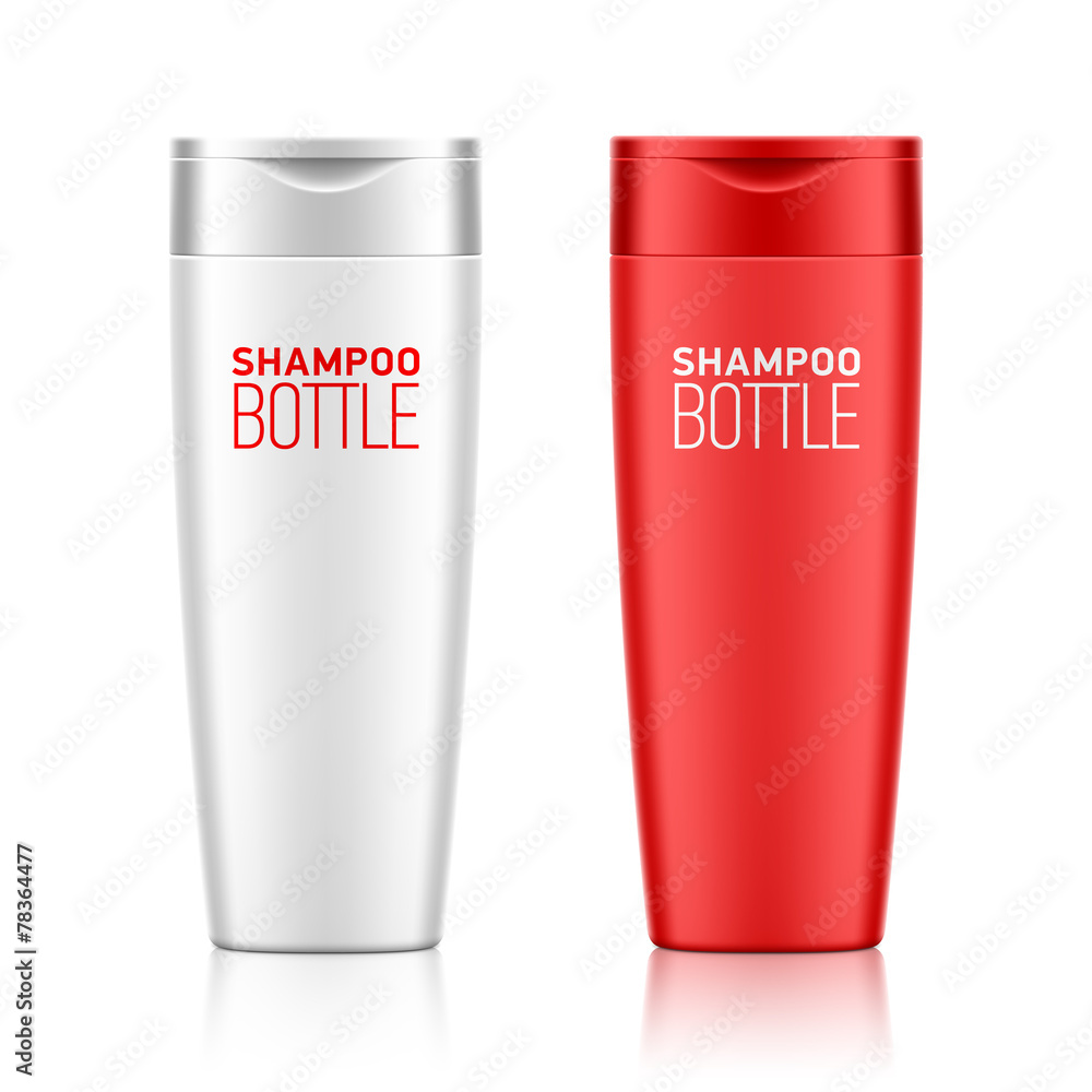 Shampoo bottle template for your design Stock Vector | Adobe Stock