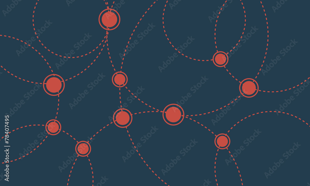 Fondo puntos conectados Stock Vector | Adobe Stock