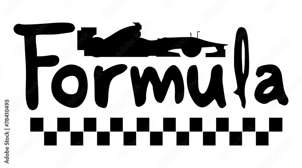 Icon formula 1 Stock Vector | Adobe Stock