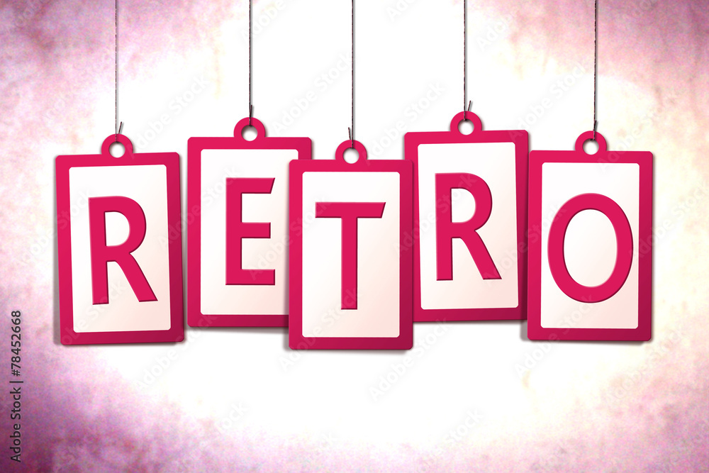 Schild Retro Stock Illustration | Adobe Stock
