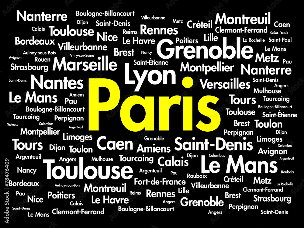 Paris Word Images
