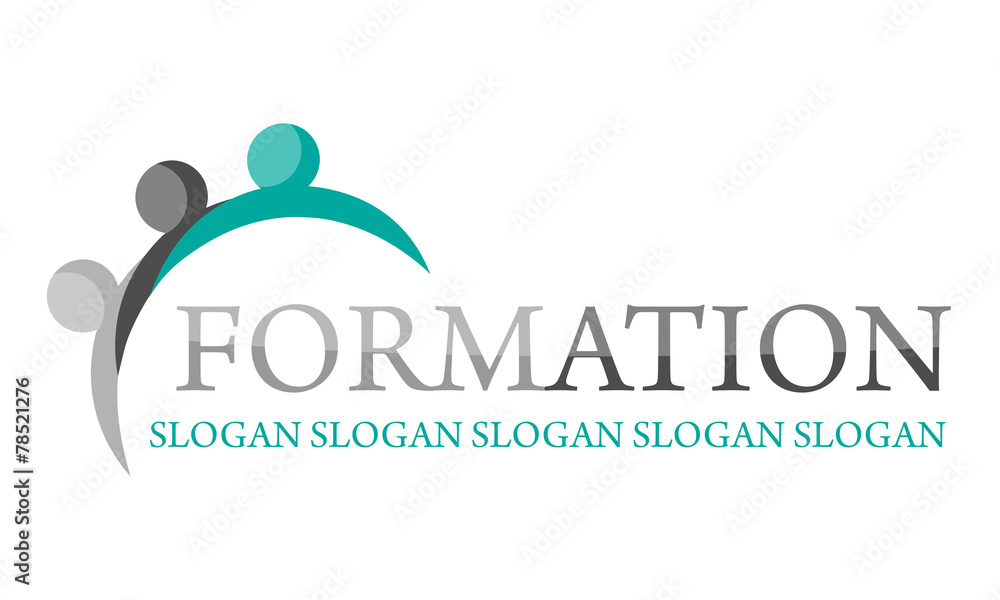 logo formation A Stock Vector | Adobe Stock