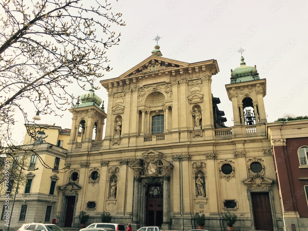 Foto Stock Milano, chiesa di Santa Maria Segreta - Piazza Nicolo ...