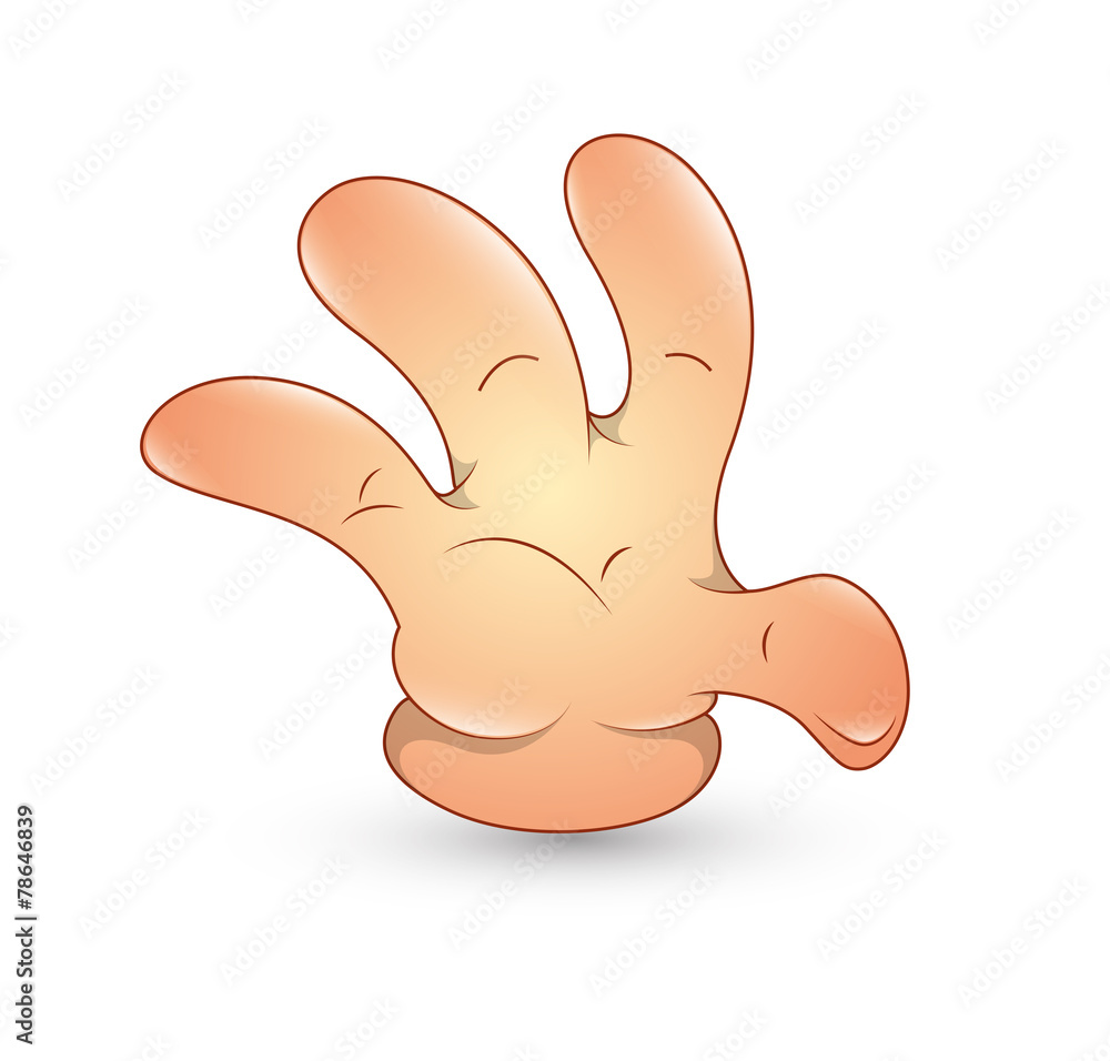 Cartoon Hand - Reaching - Vector Illustration Stock Vector | Adobe Stock