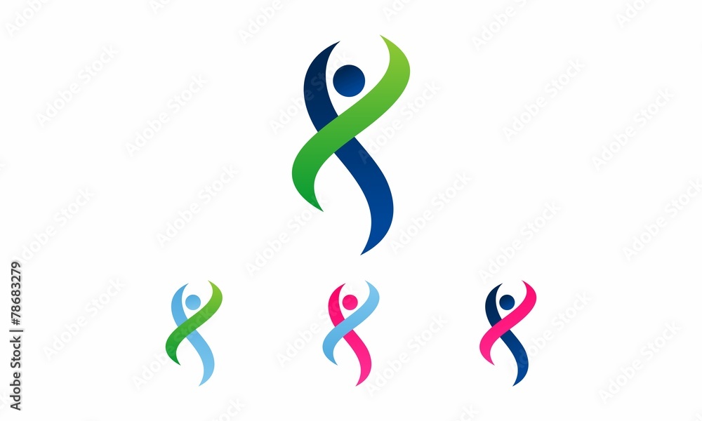 Infinity Connection Logo Icon Concept Stock Vector | Adobe Stock