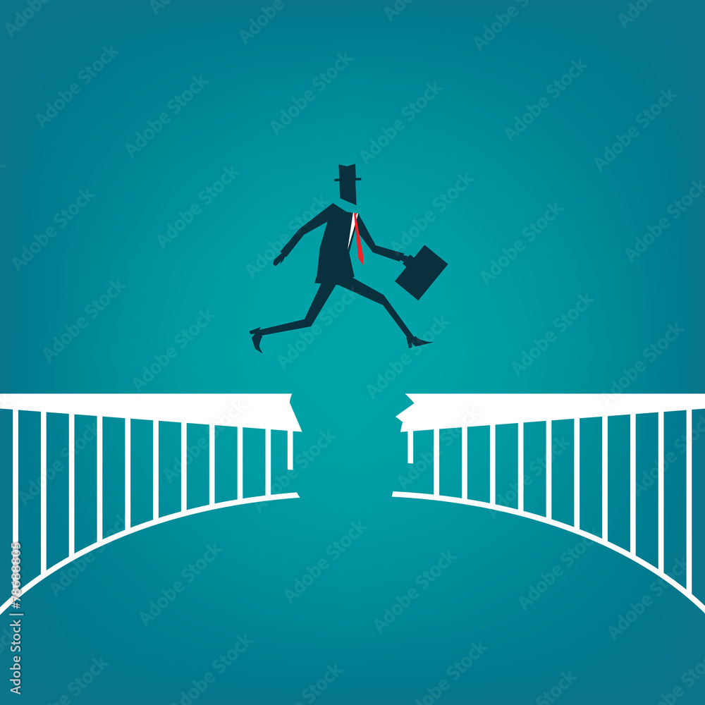 Broken Bridge Clip Art