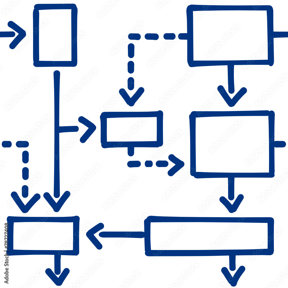 seamless kacheln ablaufdiagramm v2 I Stock Vector | Adobe Stock