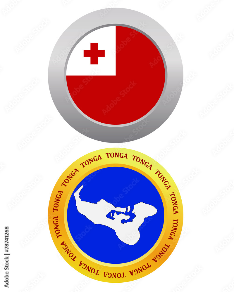 button as a symbol TONGA Stock Vector | Adobe Stock