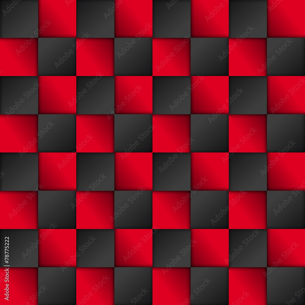 Vector black and red squares background. Abstract vector Stock Vector ...