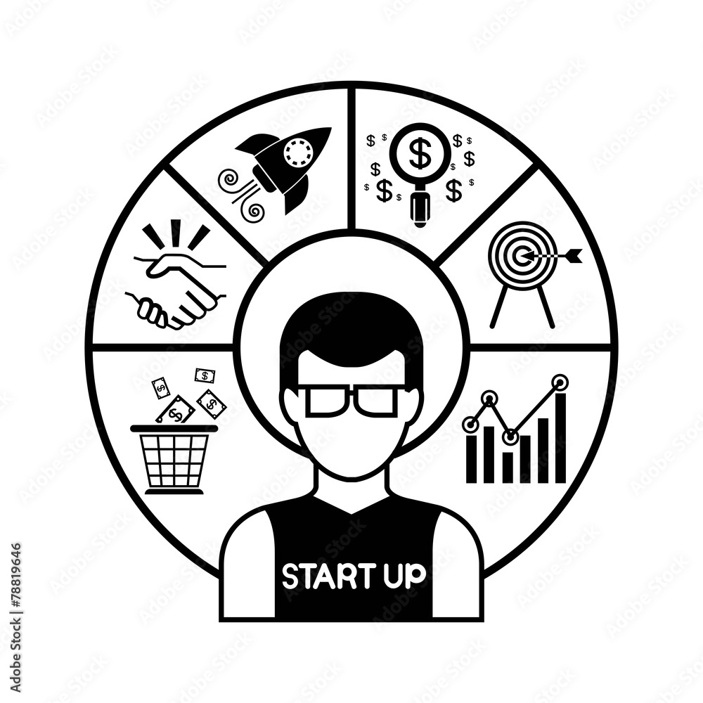 startup business Stock Vector | Adobe Stock