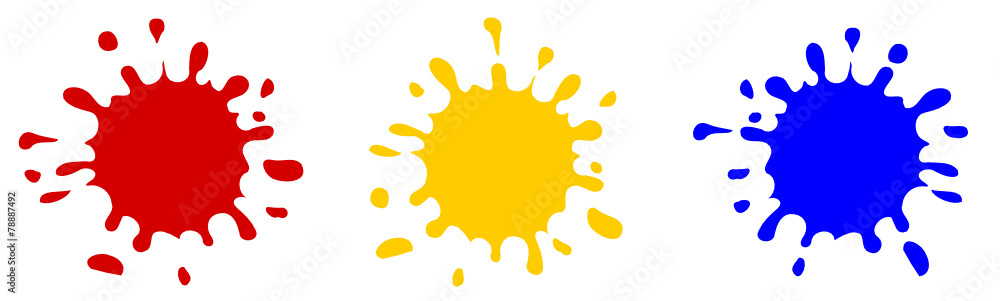 Farbkleckse bunt Stock Vector | Adobe Stock