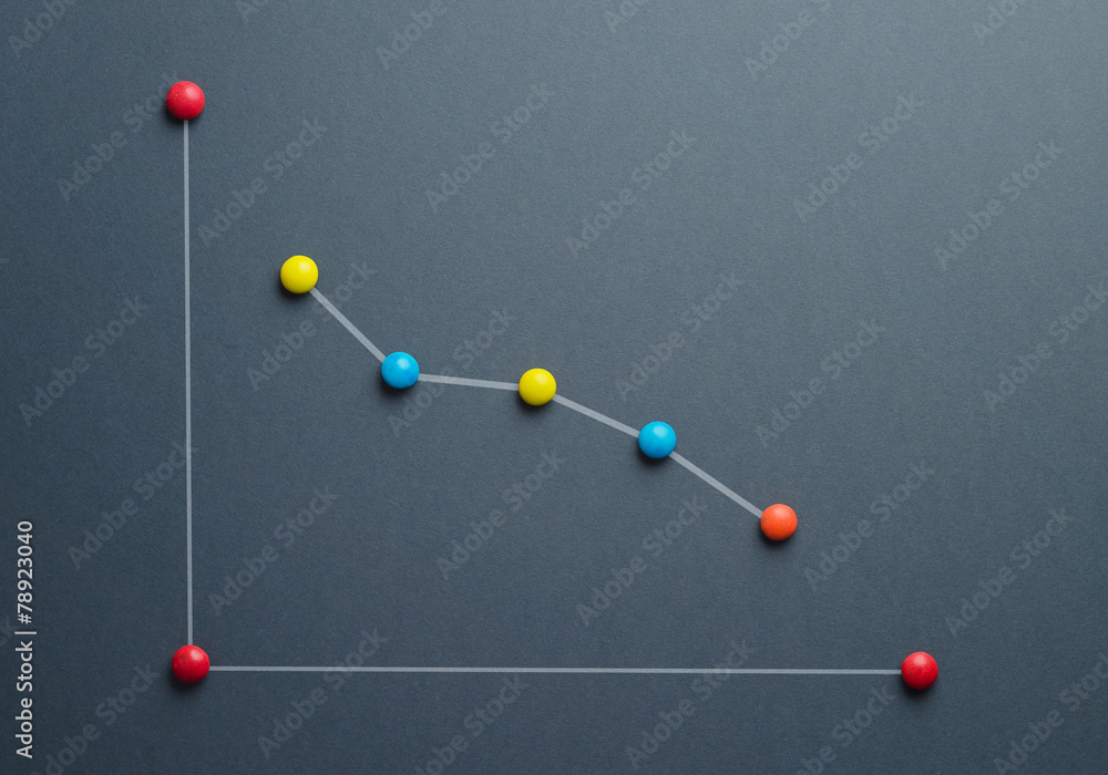 Decline graph concept Stock Photo | Adobe Stock